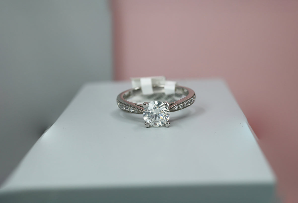 Platinum Diamond Engagement Ring 1.24ct - HJ2111 | Hallmark Jewellers ...